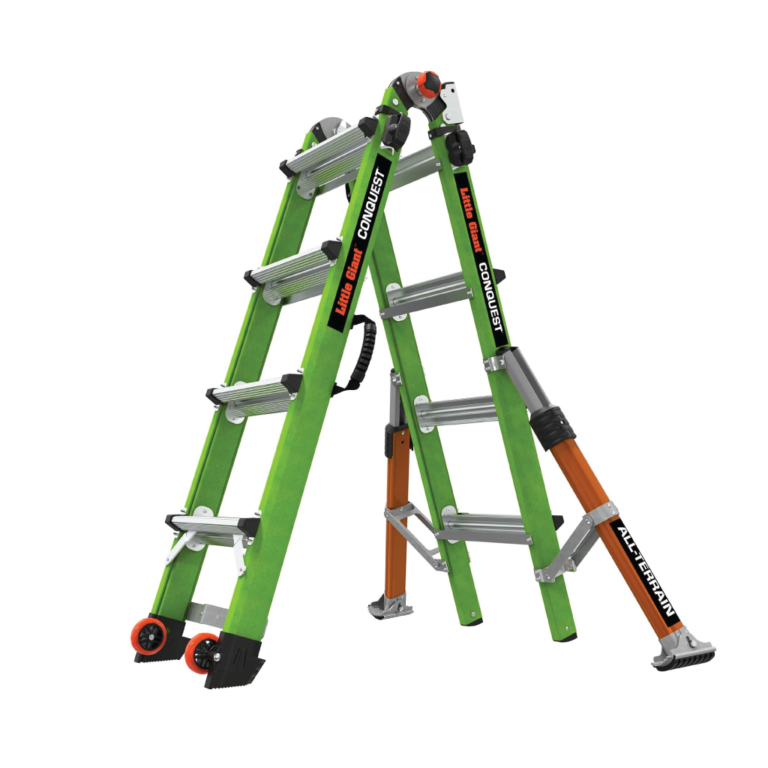 Little Giant Conquest All-Terrain GRP Fibreglass Multi-purpose Ladder ...